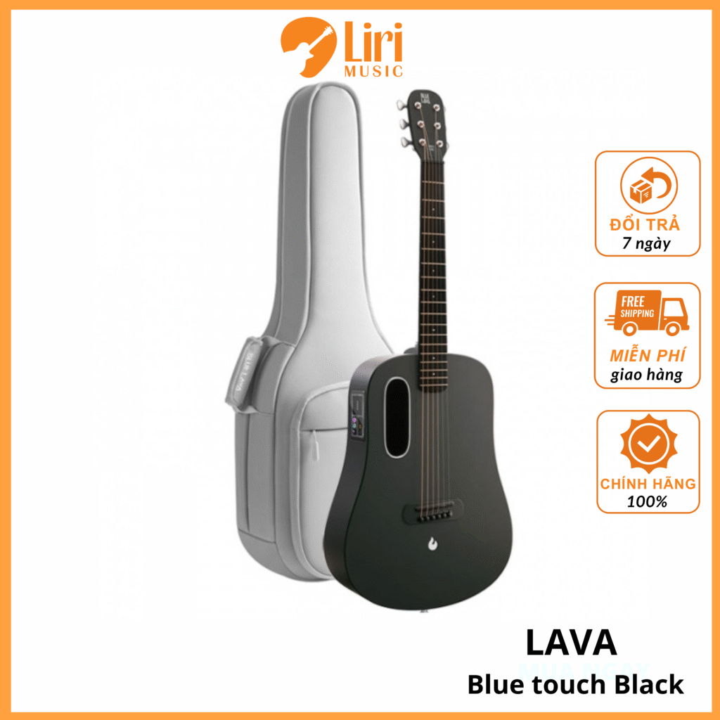 Đàn Guitar Blue Lava Touch Black - LiRi Music